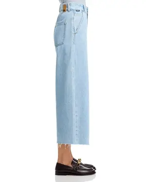 BOSS Sorcerous High Rise Wide Leg Jeans
