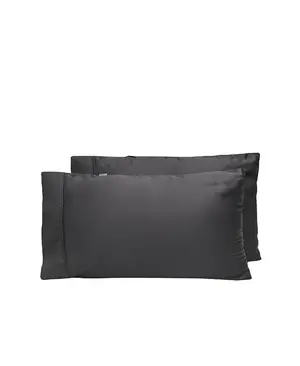 ETTITUDE Cleanbamboo Signature Sateen Pillowcase Set - Slate