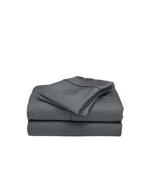 ETTITUDE Cleanbamboo Signature Sateen Sheet Set - Slate