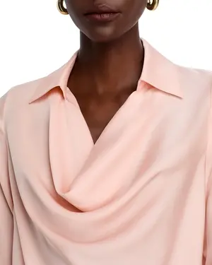 Elie Tahari The Ciaran Blouse - Blush Rose