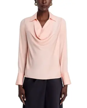 Elie Tahari The Ciaran Blouse - Blush Rose