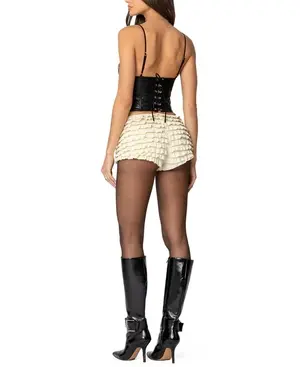 EDIKTED Studded Corset Top
