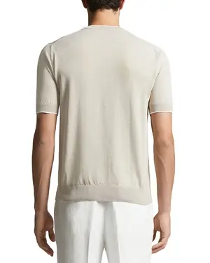 Peserico Knit Ribbed Short Sleeve Tee