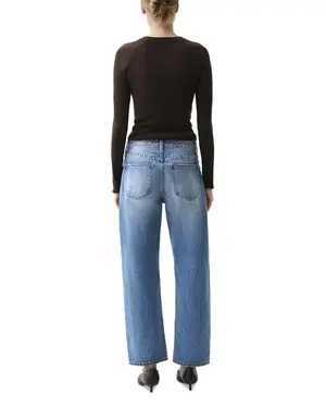 PISTOLA Lexi High-rise Straight Jeans - Star Studded