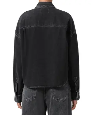 AGOLDE Myah Cropped Denim Shirt