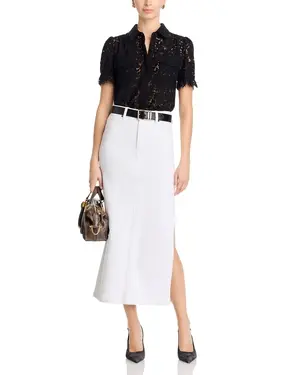 Generation Love Mina Lace Shirt - Black