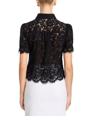 Generation Love Mina Lace Shirt - Black