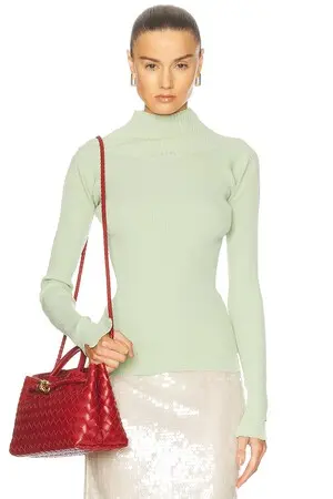 Victoria Beckham Long Sleeve Top - Jade