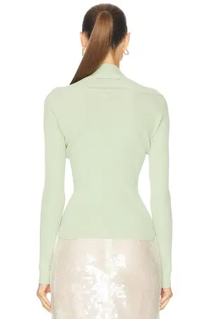 Victoria Beckham Long Sleeve Top - Jade