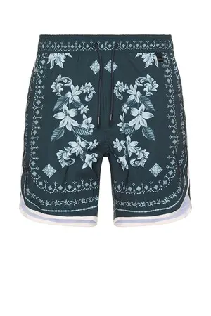 Agua Bendita Liam Trunk - Green & Off White
