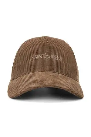 Saint Laurent Corduroy Trucker Cap