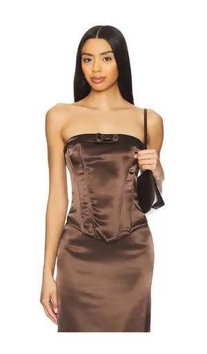 MORE TO COME Elenor Strapless Top