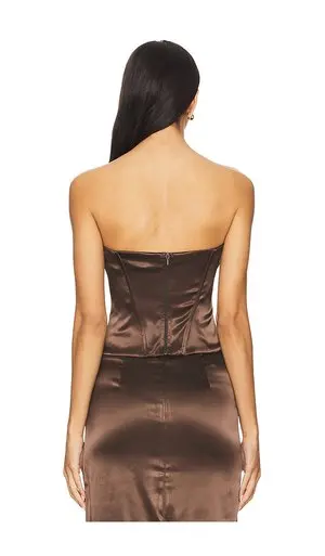 MORE TO COME Elenor Strapless Top