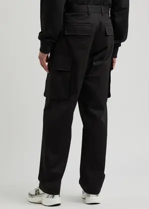 Givenchy Straight-leg Cotton Cargo Trousers - Black