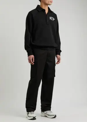 Givenchy Straight-leg Cotton Cargo Trousers - Black