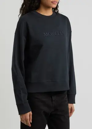 Moncler Logo-embroidered Cotton Sweatshirt