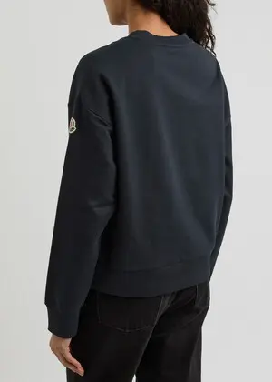 Moncler Logo-embroidered Cotton Sweatshirt