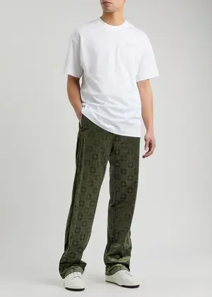 Givenchy Logo-jacquard Velour Sweatpants
