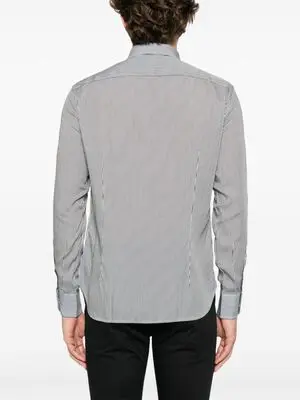 Emporio Armani Pinstripe Shirt - Blue