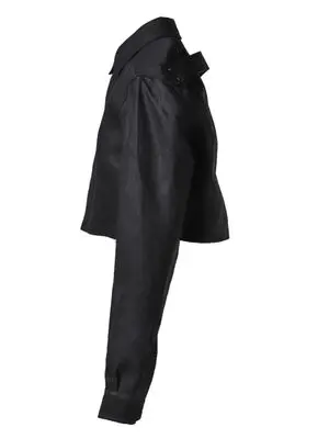 Rick Owens Cropped Jacket - Black