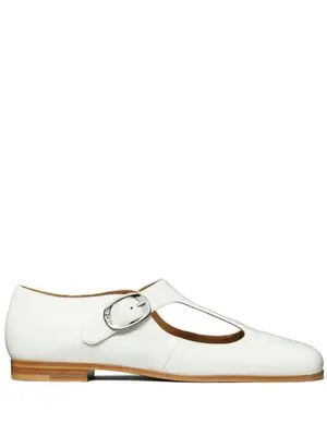 Tory Burch Violet Ballerina Flats - White