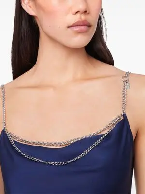 Rabanne Chain-straps Maxi Dress