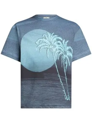 Etro Printed T-shirt - Blue