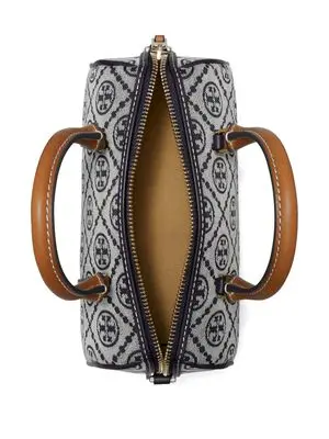 Tory Burch Mini T Monogram Barrel Bag - Grey