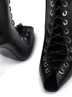 LE SILLA 100mm Courtney Boots - Black