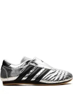 Adidas Silver Tone Flats For Women