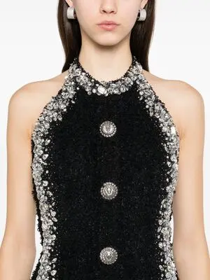 Balmain Crystal-embellished Mini Dress