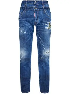 Dsquared2 Logo-tag Jeans - Blue