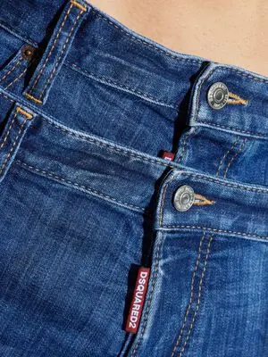 Dsquared2 Logo-tag Jeans - Blue
