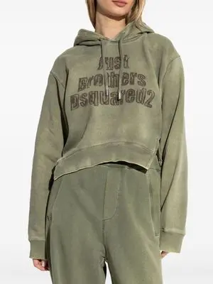 Dsquared2 Logo-embroidered Hoodie