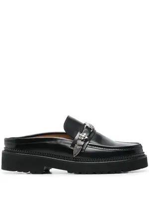 TOGA VIRILIS Leather Loafers - Black