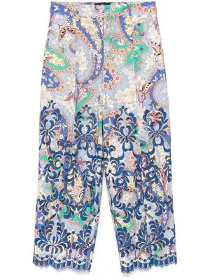 Etro Floral-print Trousers