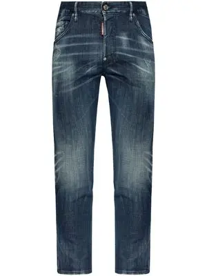 Dsquared2 Whiskering-effect Skinny Jeans - Blue