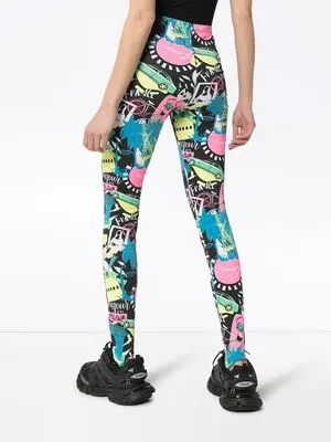 Balenciaga Paris Night Printed Leggings