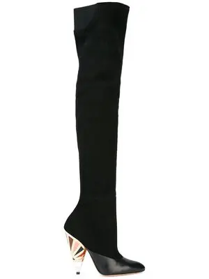 Givenchy Printed Heel Over-the-knee Boots