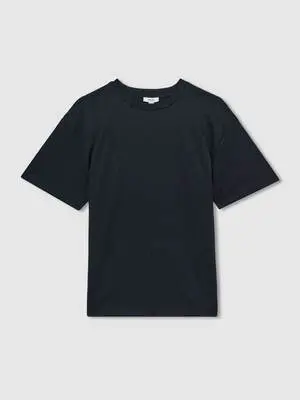 REISS Ivan Oversized Wave-jacquard T-shirt