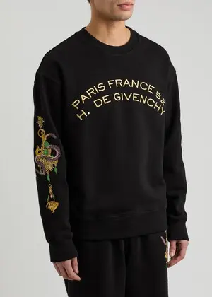 Givenchy Logo Embroidered Sweatshirt