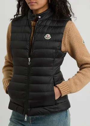 Moncler Igens Quilted Shell Gilet - Black