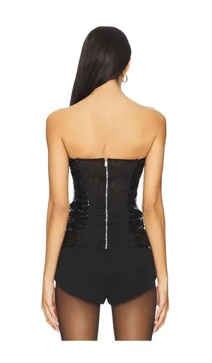 WeWoreWhat Sequin Corset Top