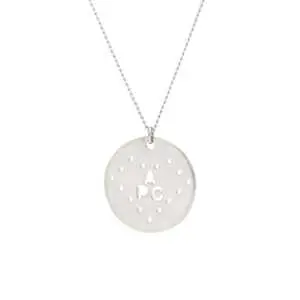 A.p.c. Eloi Perforated Logo Necklace