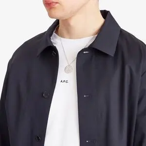 A.p.c. Eloi Perforated Logo Necklace