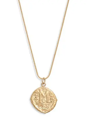 CHILD OF WILD Cortez Coin Pendant Necklace - Gold
