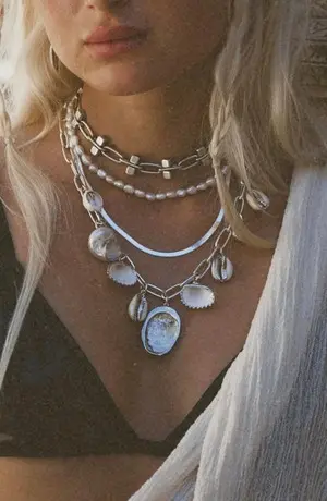 CHILD OF WILD Topanga Canyon Chain Necklace - Silver