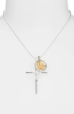CHILD OF WILD Carmela Crucifix Pendant Necklace