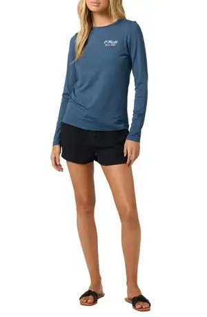 O'Neill Breezy Long Sleeve Rashguard - Navy Heather