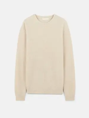 Gobi Cashmere Crewneck Sweater - Off White
